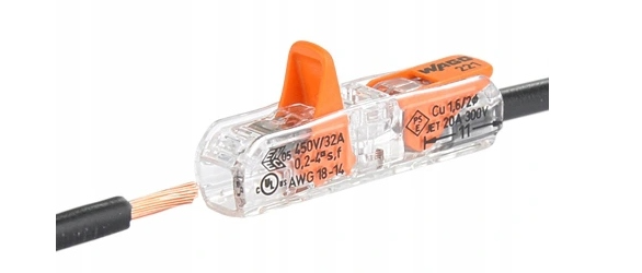 10 pcs. Wago 221 - 2411 inline Splicing Connector With Levers - Hubitat ...