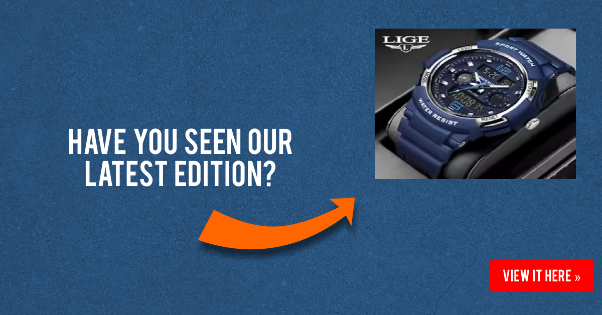 LIGE Man Watch Fashion Dual Display Digital Military Sport Quartz ...