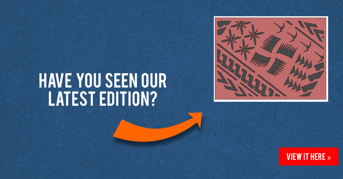 Samoan Diagonal Fabric Stencil - Belle Stencils Unique Polynesian and ...