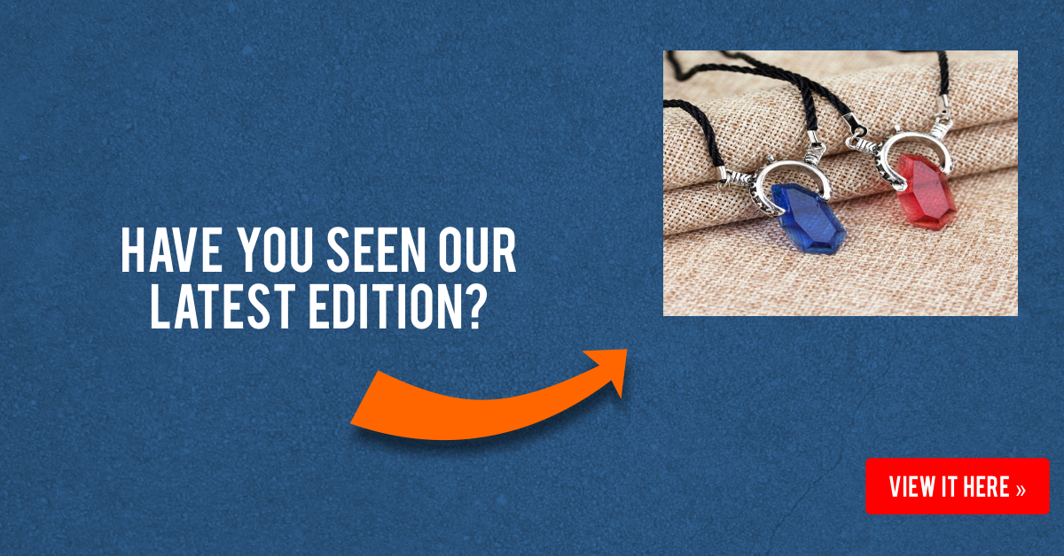 Trendy Dmc Devil May Cry 5 Dante Pendant Necklace Red Blue Gem Cosplay ...