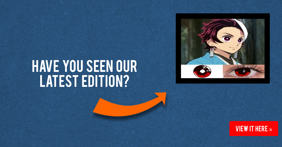 1 Pair Demon Slayer Kimetsu no Yaiba Rengoku Cosplay Color Contact ...