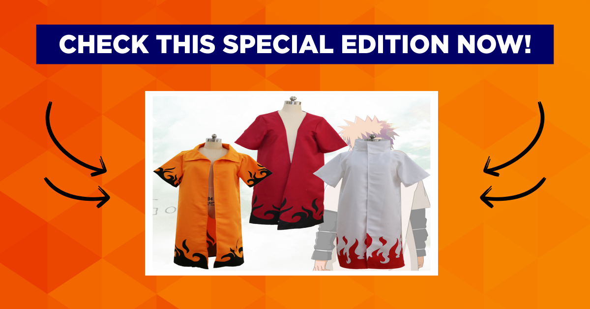 Anime Naruto Cosplay Hokage Cape Cloak Costume - Welcome to Shopen.pk ...