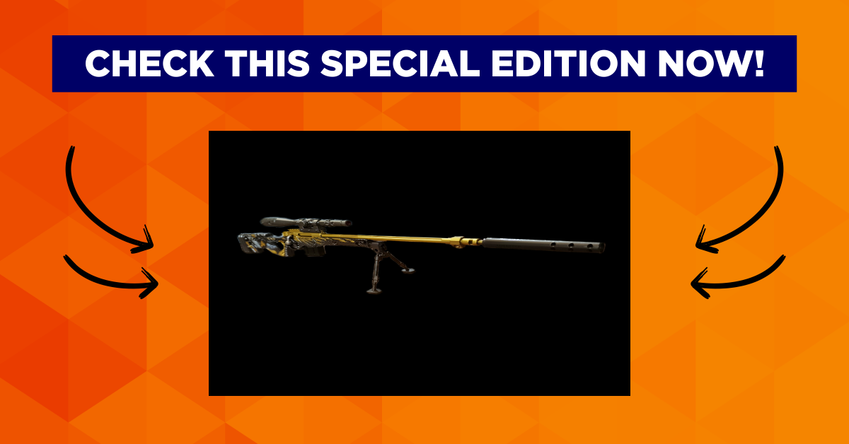 Antique Call of Duty, PUBG Super Sniper Rifle for Home Decor, Office ...