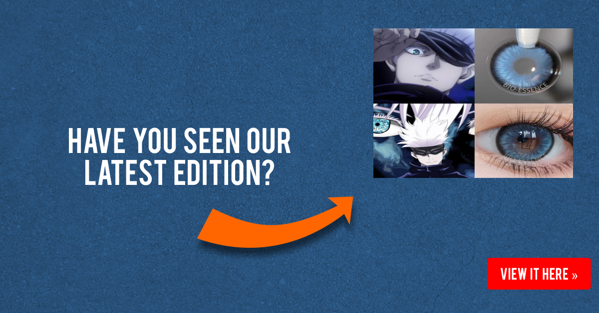 1pair (2pcs) Jujutsu Kaisan Satoru Gojo Sky Blue Color Contact Lenses ...